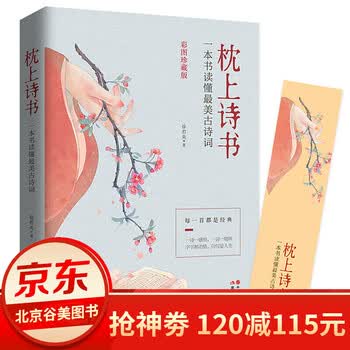 枕上诗书全套系列一本书读懂中国古诗词 中国诗词大会枕上诗书唐诗宋词诗经徐若央著精选彩图枕边书一诗一故
