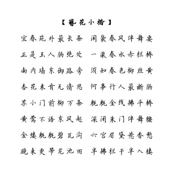 人民日报金语摘抄作文素材字帖公务员范文楷书行楷正楷学生练字帖 簪花小楷