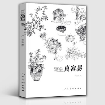 写生真容易 美术绘画练教材 写生方法步骤教程书 自然植物花卉静物素描写生书 风景写生艺校学生用书初学