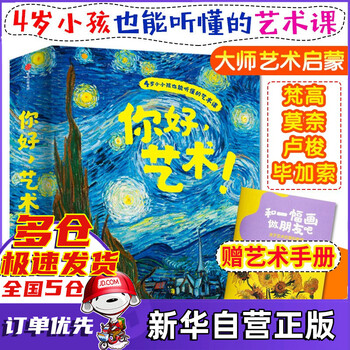 【现货+赠艺术手册】你好艺术绘本 结城昌子著 中信正版