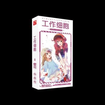 工作细胞东方鬼灭之刃明信片盒装动漫卡片留言lomo卡礼物照片文具 工作细胞明信片