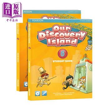 培生欧美小学英语教材ODI Our discovery island 6级别学生套装 学生书+CD+练习册 少儿主流美语英语课程原版进口