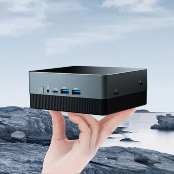 ATOPNUC 迷你主机 mini主机小电脑 4K商务办公 游戏视频 学习网课 小机箱 微型台式电脑 11代四核 蓝牙WIFi N5105 8 ...