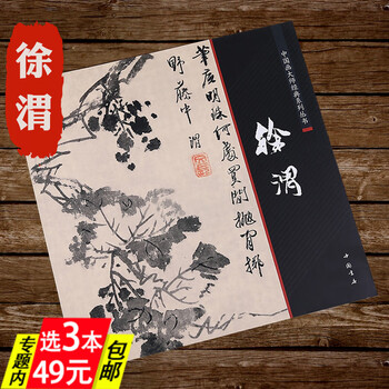 徐渭书画全集中国画大师经典系列丛书历代作品绘画青藤白阳陈淳花卉精品名家画集疯癫苦难画圣传人美画谱大家