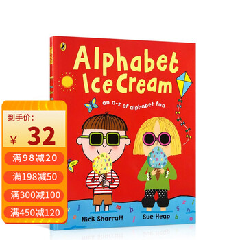 英文原版 Alphabet Ice Cream A fantastic fun-filled 吴敏兰