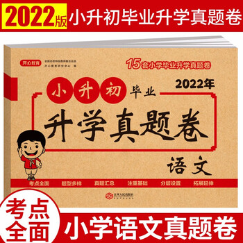 2022新版小升初毕业升学真题卷汇编语文 小学升初中冲刺模拟卷测试卷总复习资料必刷题习题集