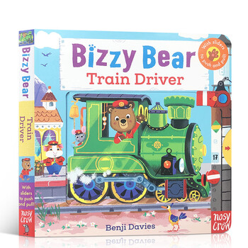 100元选5件小熊很忙系列恐龙乐园Bizzy Bear: Dinosaur Safari绘本忙碌的小 小熊第5辑:火车小司机