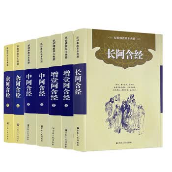 新版 北传四阿含经套装(平装共7册简体横排) 长阿含经 中阿含经上下册 杂阿含经上下册 增壹阿含经上