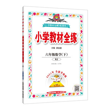 小学教材全练 六年级数学下 人教版 适用于2022春 配套夹册练习题、提提实用