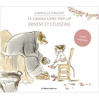 法语精装原版 艾特熊和赛娜鼠立体书 le popup Ernest et Célestine 法国经典手绘风动画 温暖治愈 原装进口 送礼收藏 情人节礼物