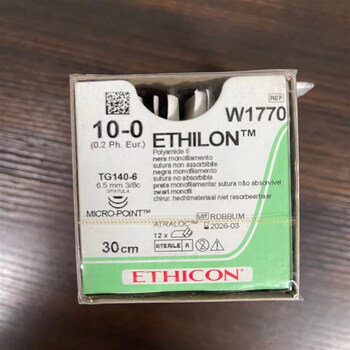 适用于眼科缝合线 美国爱尔康尼龙缝 线聚丙烯 悬吊线 带线缝合针10-0 缝线W1770(一盒）【图片 价格 品牌 报价】-京东