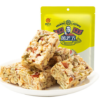 【黄老五坚果酥90g*4袋/份】黄老五 网红零食办公室小吃 坚果酥90g*4袋/份【行情 报价 价格 评测】-京东