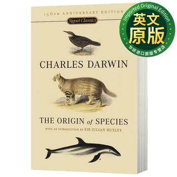 物种起源 英文原版 The Origin of Species 达尔文生物进化经典名著