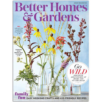 【单期可选】Better Homes And Gardens 美国美好住宅与庭园 2021月刊 2021年8月刊