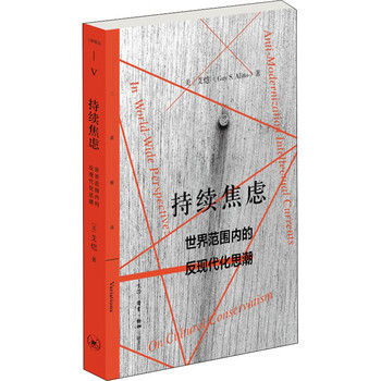 持续焦虑 世界范围内的反现代化思潮 图书