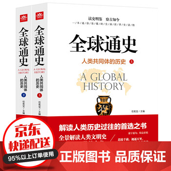 全球通史:人类共同体的历史:全2册解读人类共同体的历史和世界文明史 一本通俗易懂的全面世界史读物从