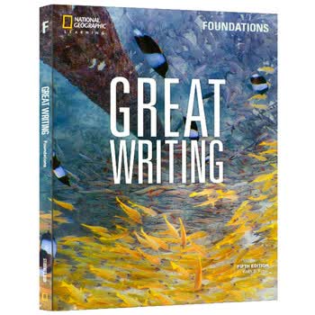 新版第五版美国国家地理 Great Writing foundations级别原版greatwriting教材中学生课外练习写作专项教程