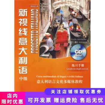 意大利语言文化多媒体教程新视线意大利语练习手册2中级(B1-B2)