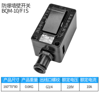 国标防爆防腐照明开关BZM-8050系列10A/16A 220V防爆开关厂家直销 防爆防腐一开【图片 价格 品牌 报价】-京东