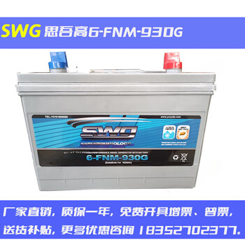 SWG柴油发电机组蓄电池电瓶专用12V6FNM-930G830G720G550Gg2Q1 6-FNM-930G-送货到门(【图片 价格 品牌 报价】-京东