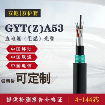 直地埋GYTA53-12B1.3室外重铠482436487296144芯单模光缆 GYTA53-6芯【图片 价格 品牌 报价】-京东
