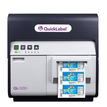 快客乐宝 (QuickLabel) QL-120De 工业级超清快速彩色标签打印机 化学/生物/食品 QL-120D打印机+自动化控制器【图片 价格 品牌 报价】-京东