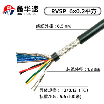 室外监控电源线ZR-RVSP信号线双绞屏蔽线485通讯线多芯软电缆2芯4 6芯0.2平方(每米单价)【图片 价格 品牌 报价】-京东