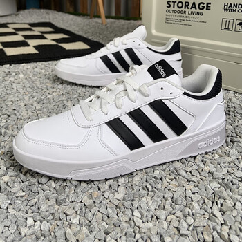 阿迪达斯 （adidas） COURTBEAT男鞋新款健身运动鞋低帮板鞋复古休闲鞋 ID9658 40.5【图片 价格 品牌 报价】-京东