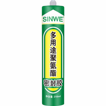 【SINWE多用途聚氨酯密封胶】SINWE聚氨酯汽车前挡风玻璃密封胶黑粘车用黑胶防水防晒强力钣金修复专用胶多用途聚氨酯密封胶白色310ml ...