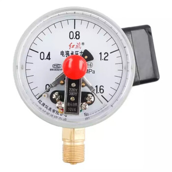 红旗 YX100定制检测款电接点压力表 0-1.6MPA【图片 价格 品牌 报价】-京东