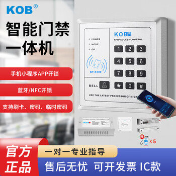 KOB门禁系统套装办公室玻璃门电插锁磁力锁电源电控锁刷卡门禁一体机 IC【上下无框玻璃门】单门电插锁【图片 价格 品牌 报价】-京东