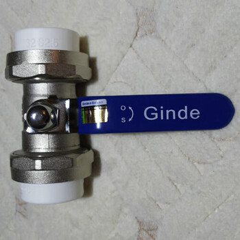 Ginde沈阳金德管业QP20 25 32 PPR双热熔铜球阀进出水活接阀门 6分热熔球阀白色头【图片 价格 品牌 报价】-京东