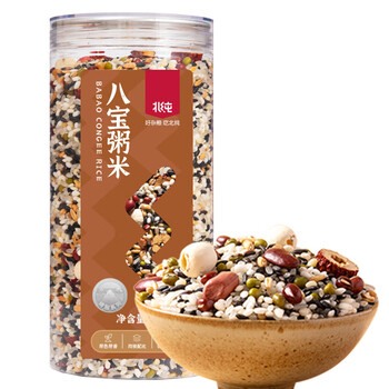 【北纯八宝粥米730g*2】北纯 杂粮东北农家 精制八宝粥米730g*2【行情 报价 价格 评测】-京东