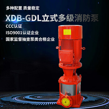 XDB-GDL消防多级泵消火栓加压设备管道离心喷射立式喷淋水泵 XBD5.3/10G-GDL【图片 价格 品牌 报价】-京东