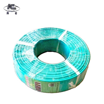 昆仑国标单芯多股塑铜硬线 电线 电缆 ZR-BV2.5平方 100米/盘 绿色【图片 价格 品牌 报价】-京东