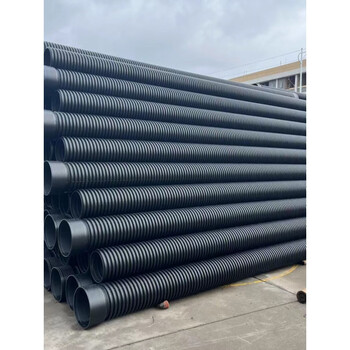 HDPE双壁波纹管缠绕结构壁管A型中空壁管B型克拉管钢带增强螺旋管 DN300*SN8 1x1mm x 1m【图片 价格 品牌 报价】-京东