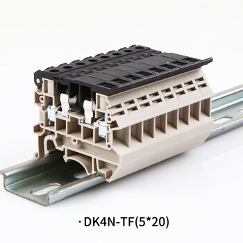 螺钉导轨式接线端子DK4-TFL(5*20)系列保险丝端子熔断丝带LED灯 DK4N-TF(5*20) 不带灯不含【图片 价格 品牌 报价】-京东