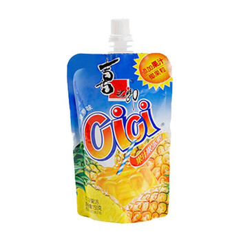 喜之郎cici果汁果冻爽150g*30袋吸吸椰果粒果肉儿童休闲零食 菠萝味 150g*30袋（整箱）【图片 价格 品牌 报价】-京东