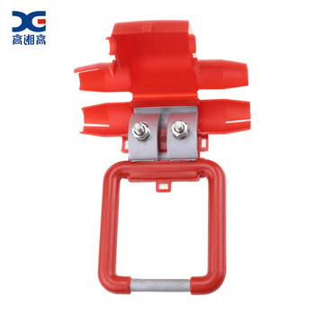 高湘高 JDL-50-240绝缘接地线夹验电接地环 铝线夹电力线路金具 红色 1只【图片 价格 品牌 报价】-京东
