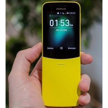 诺基亚（NOKIA）8110 4G 双卡双待滑盖香蕉机学生老人备用按键手机 备件库尾货9成新 黑色 移动联通双4G 官方标配 512MB 中国 ...