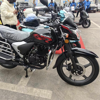 铃木摩托车悍刃150大货架跨骑摩托车QS150-7可上牌 黑色【图片 价格 品牌 报价】-京东