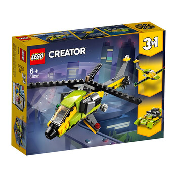 乐高LEGO三合一创意creator系列恐龙汽车动物房屋积木三种拼法小颗粒拼装积木玩具 31092 直升机探险【图片 价格 品牌 报价】-京东