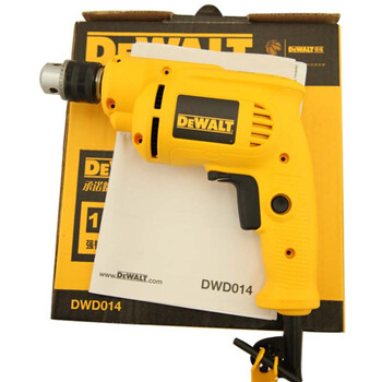 【得伟DWD014】得伟（DEWALT）DWD014 调速电钻10mm 打孔手电钻多功能手枪钻550W【行情 报价 价格 评测】-京东