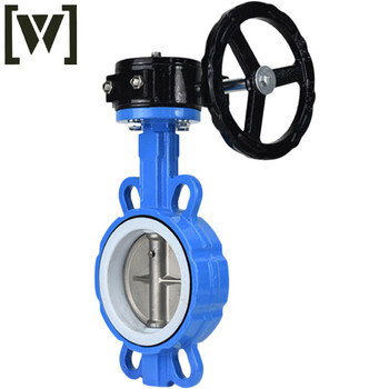 【WD371F】W 百普 球墨铸铁阀体四氟密封对夹蝶阀 D371F-16Q-DN150【行情 报价 价格 评测】-京东