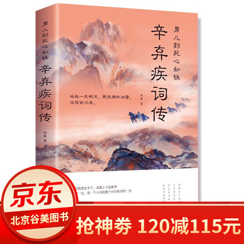 男儿到死心如铁:辛弃疾词传 诗词全词集宋词中国古诗词鉴赏大全宋朝宋代历史人物名人传记 中国古诗词