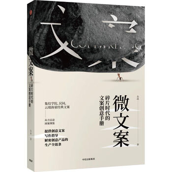 微文案 碎片时代创意文案写作指南 朱冰 中信出版社