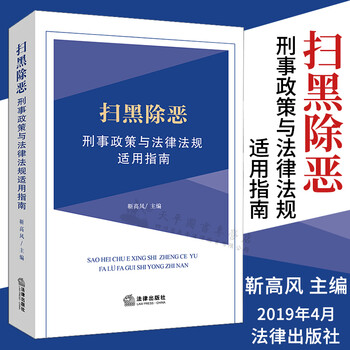 扫黑除恶刑事政策与法律法规适用指南