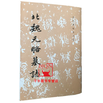 北魏元略墓志 历代碑帖法书选 文物出版社 楷书毛笔书法碑帖