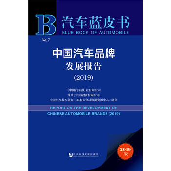 汽车蓝皮书：中国汽车品牌发展报告（2019）