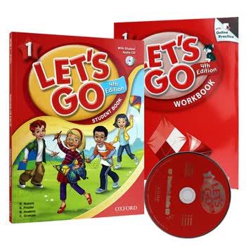 牛津少儿教材 Let's go Level 1 课本+练习册+cd+线上账号